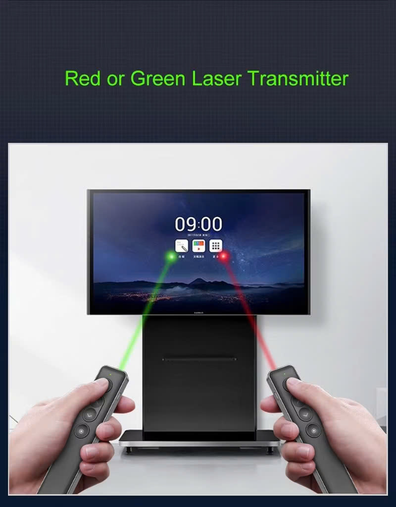 Bút Trình Chiếu Laser H90S Efollower - Bút Laser Dùng Cho TiVi - Bút Chỉ Dùng Cho Tivi Tia Xanh